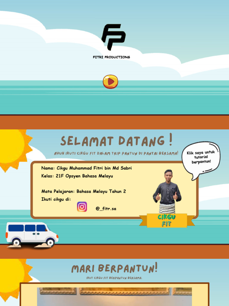 Belajar Berpantun Tahun 2 | PDF