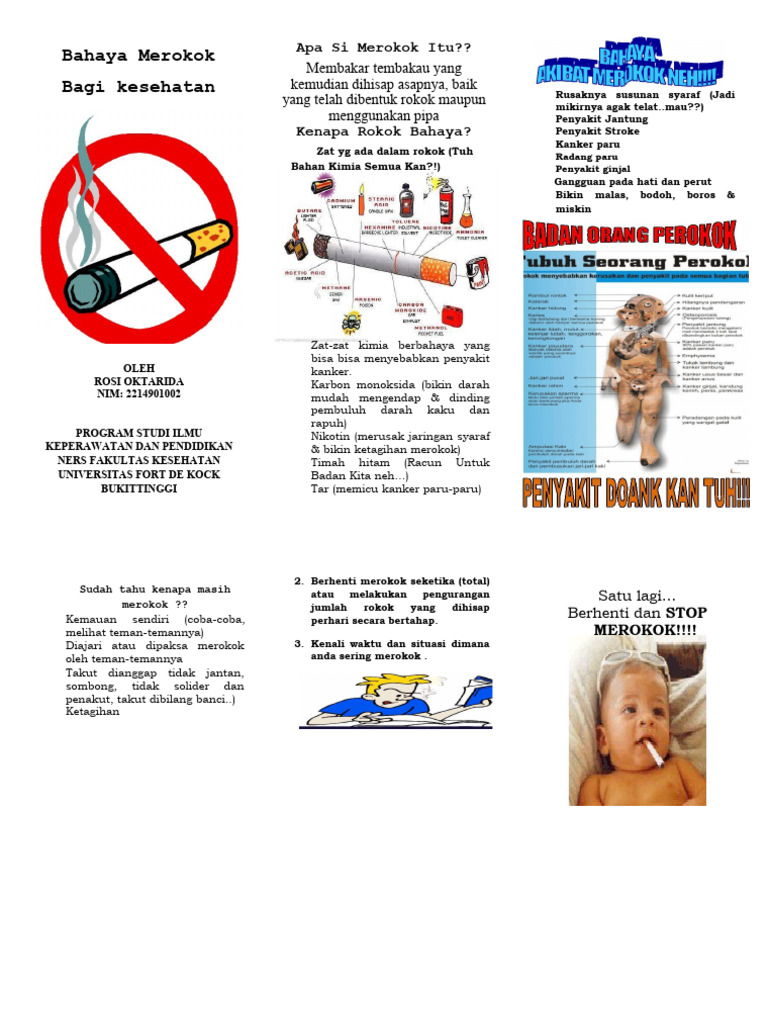 Leaflet Rokok | PDF