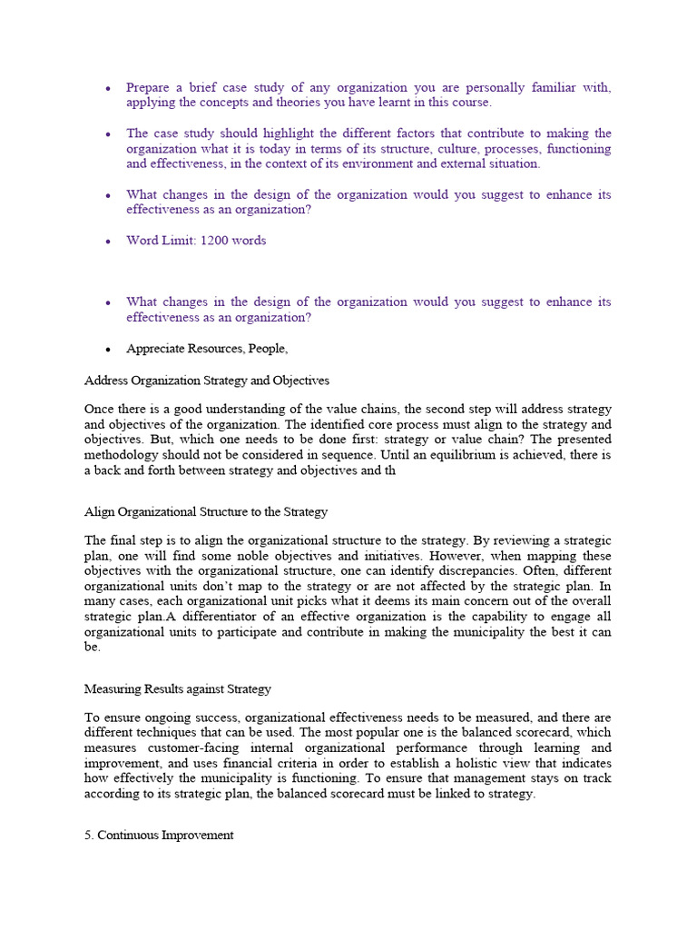 Case Study | PDF | Performance Appraisal | Strategic Planning