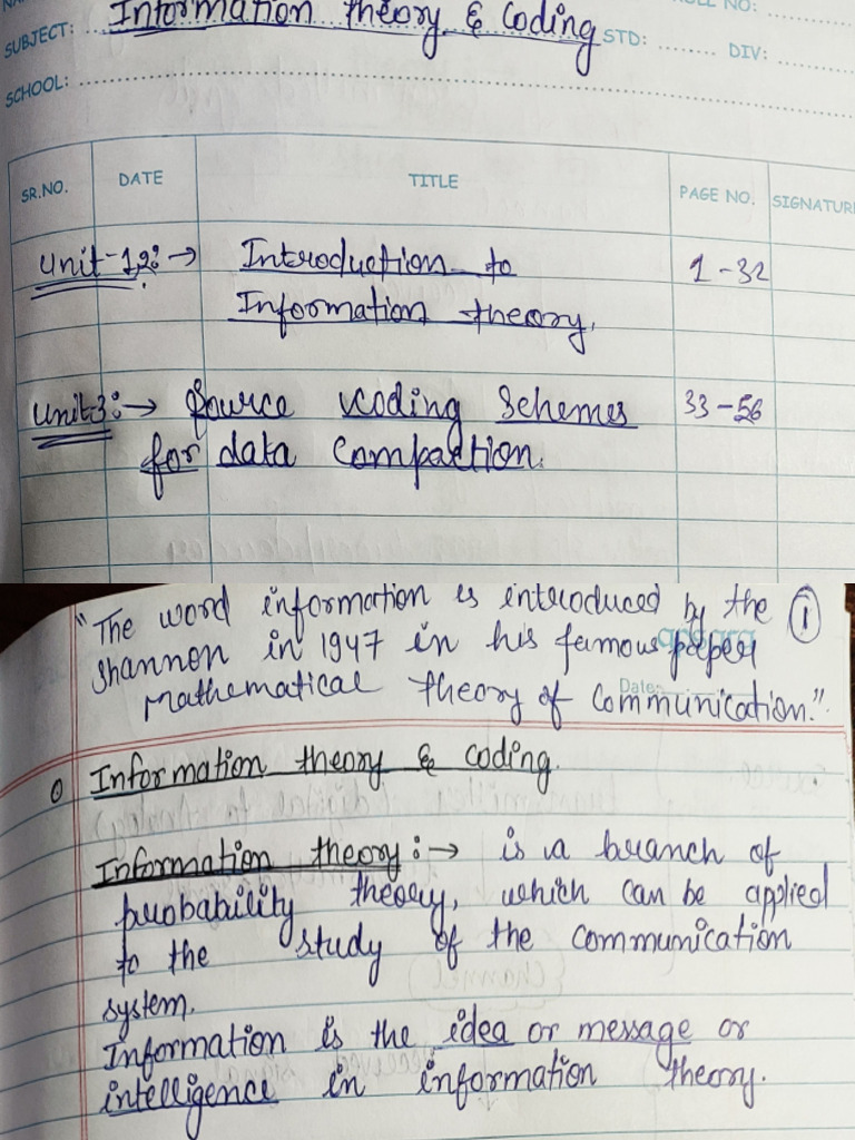 Itc - Unit 2,3 | PDF