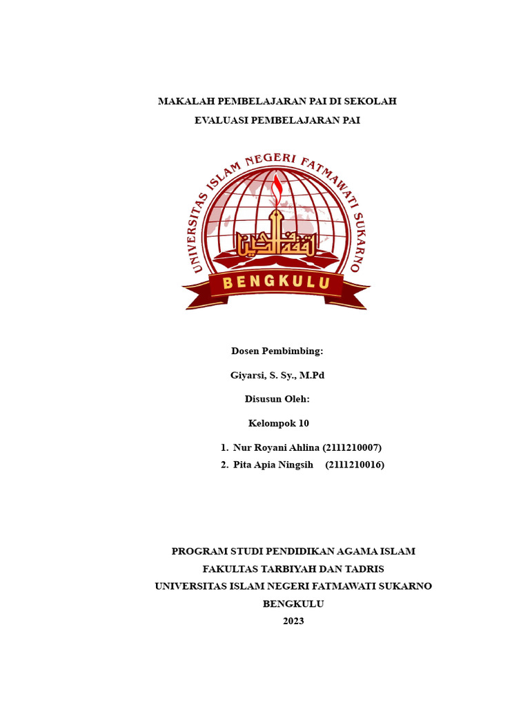 Makalah Pembelajaran Pai Di Sekolah | PDF