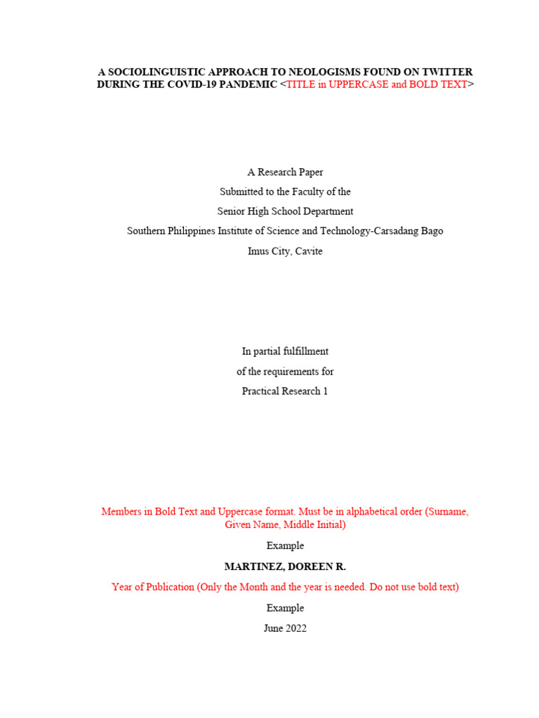 RESEARCH-FORMAT ch1-3 | PDF | Data | Methodology