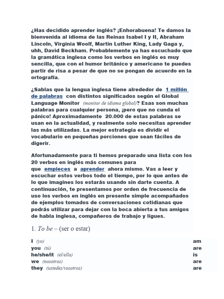 Gramatica en Ingles | Descargar gratis PDF | Idioma en Inglés ...