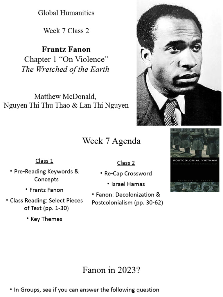 Decolonization & Postcolonialism | PDF | Postcolonialism | Frantz Fanon