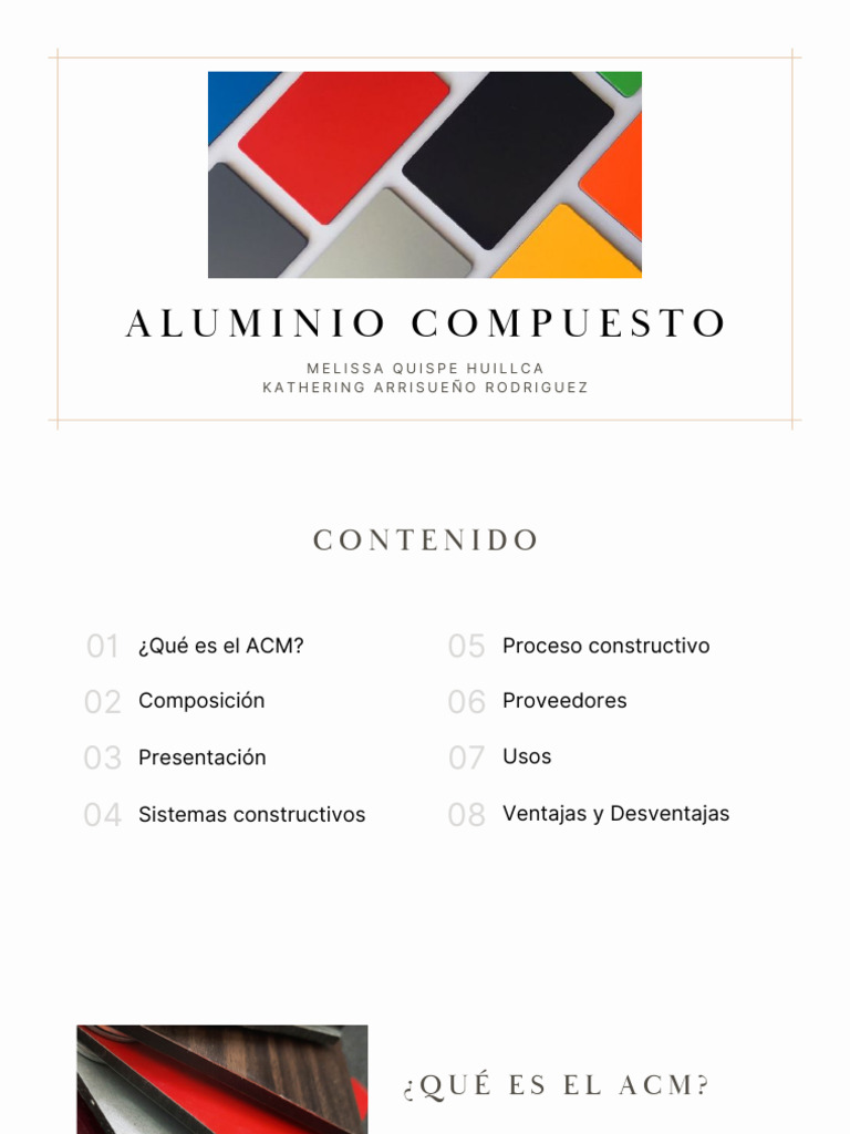 Acm - Sistemas Constructivos No Tradicionales - Panel de Aluminio ...