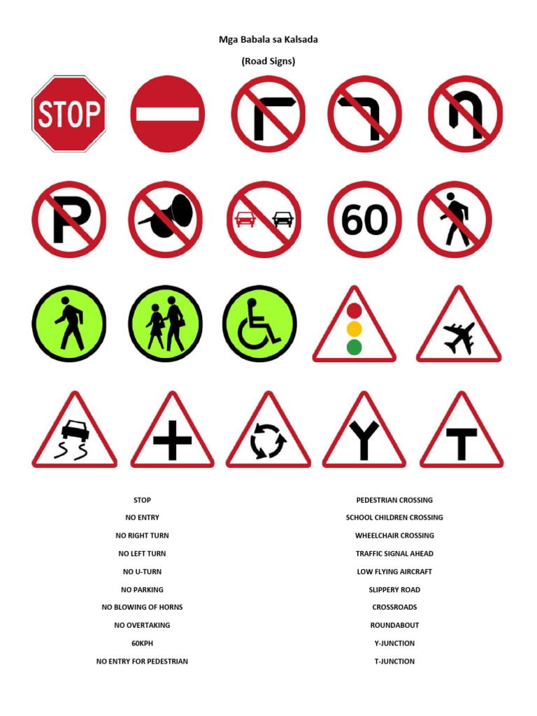 Road Signs | PDF