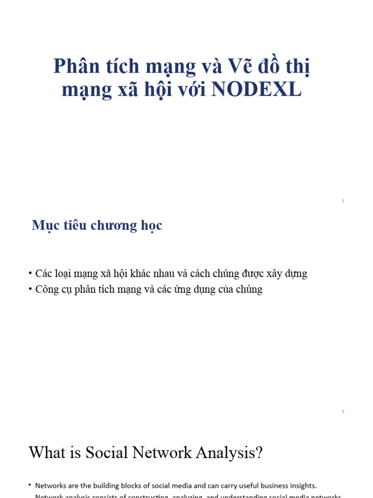 Social Analysis With NODE XL | PDF