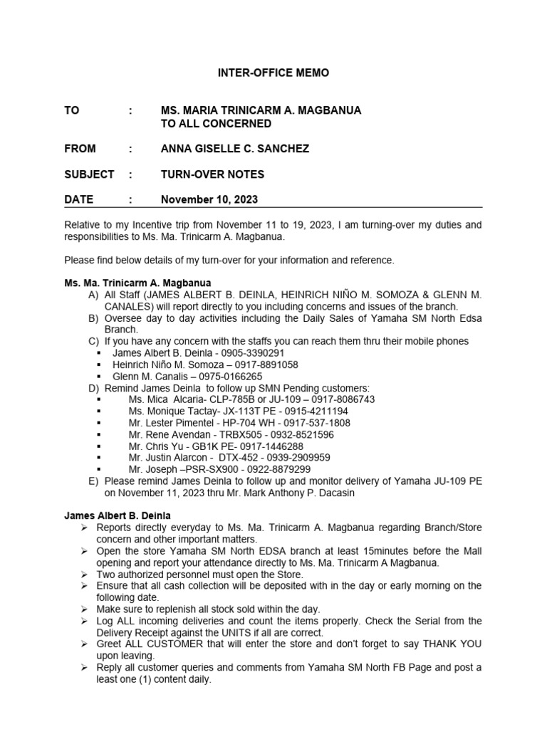 Turn Over Notes | Download Free PDF | Business | Service Industries