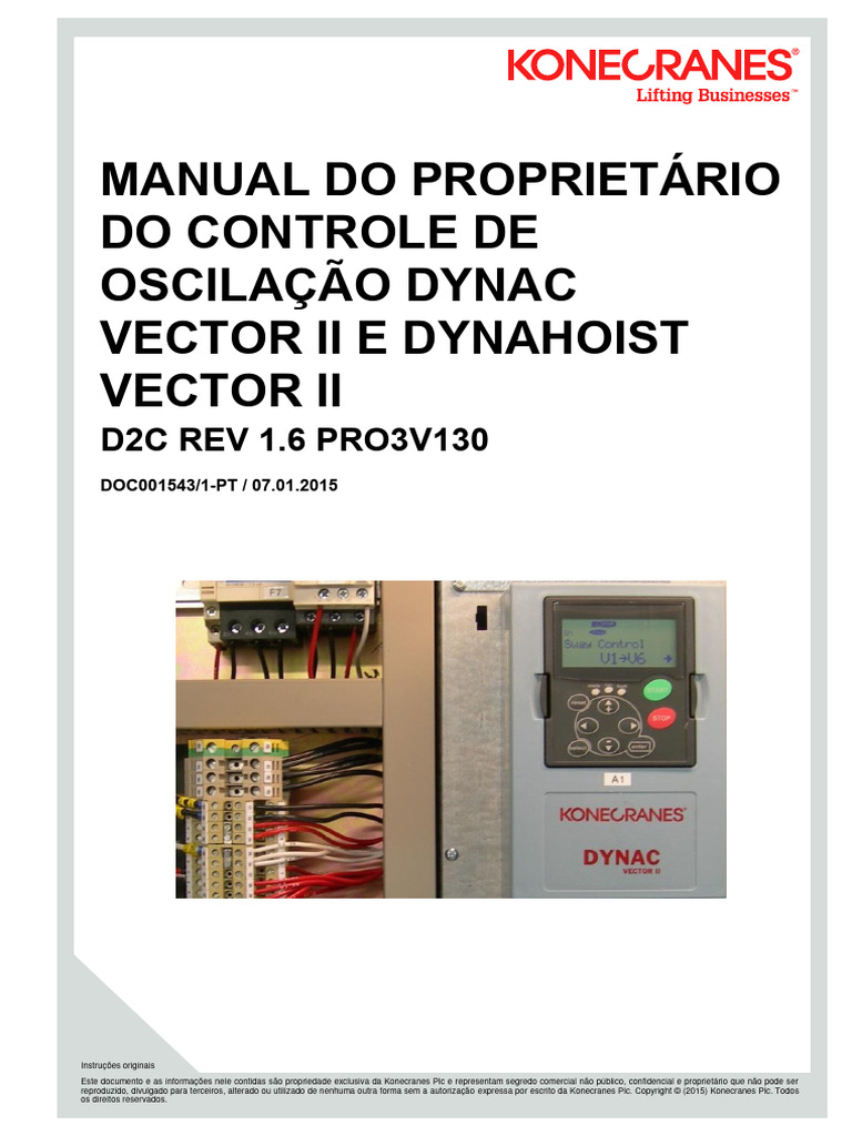 DOC001543 - 1-PT - Controlador de Oscilação - Dynac Vector II e ...