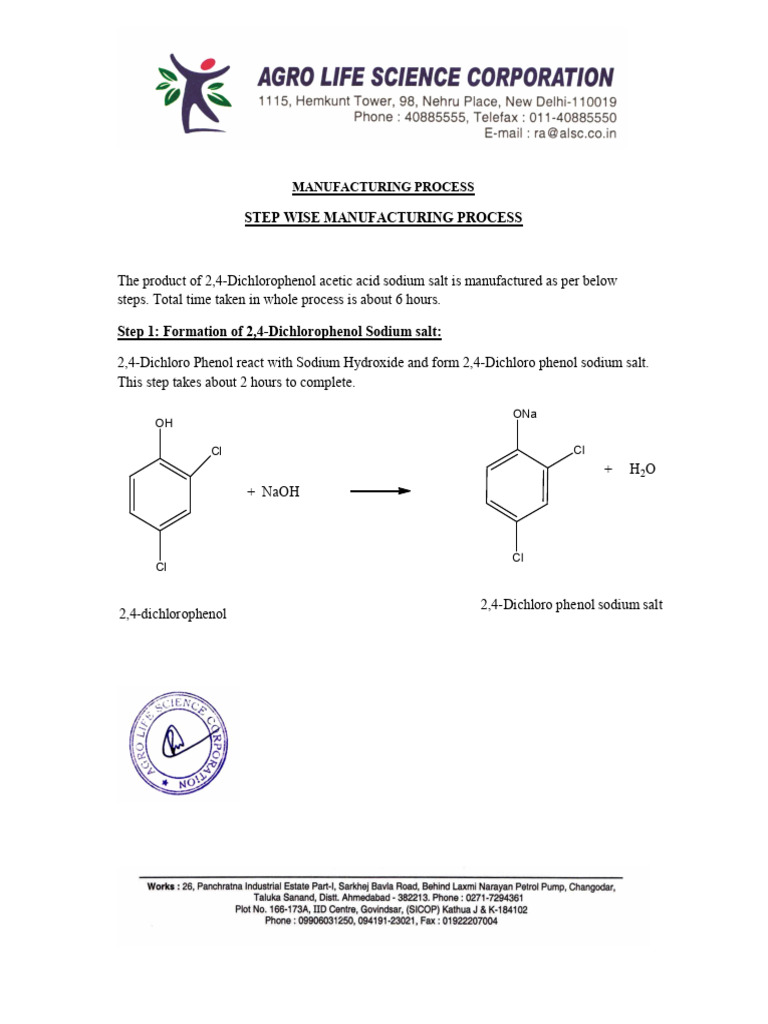 Revised Manufacturing Process | PDF | Science & Mathematics