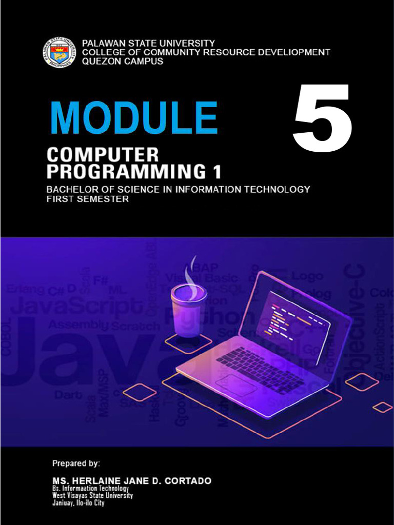 Module 5 - Fundamentals of Java Programming | PDF | Data Type | Integer ...