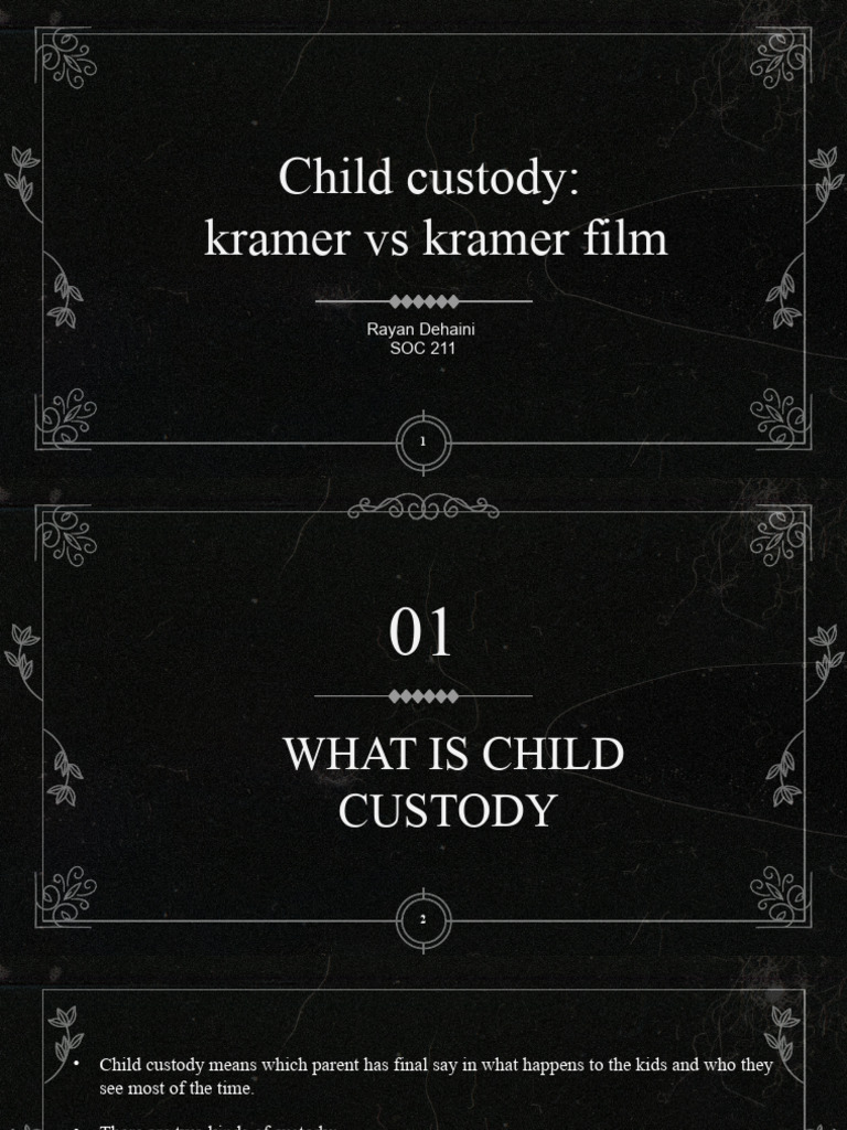 Kramer Vs Kramer | PDF | Psychology | Interpersonal Relationships