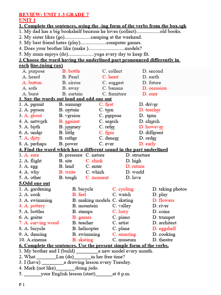 Tieng Anh 7 Global Success | PDF | Language Arts & Discipline