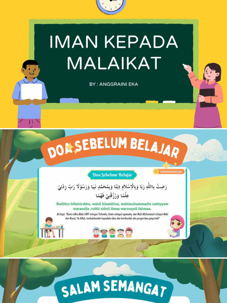 GABUNGAN LKPD DAN MATERI MALAIKAT + LKPD GHIBAH - 11zon | PDF