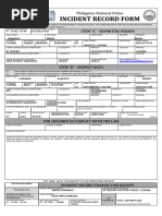 New IRF BLANK FORM (1 To 2 Persons-A4) | PDF | National Security | Law ...