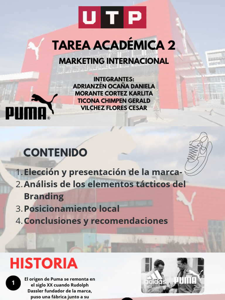 Presentación de PUMA | PDF | Adidas | Economias