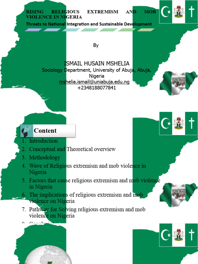 Religious Extremism Power Point | PDF | Nigeria | Islamic Fundamentalism