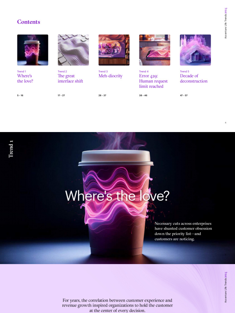 Accenture Life Trends 2024 Insights | PDF | Cost Of Living | Brand
