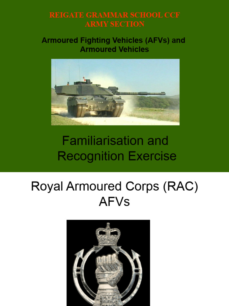 AFV Recognition | PDF