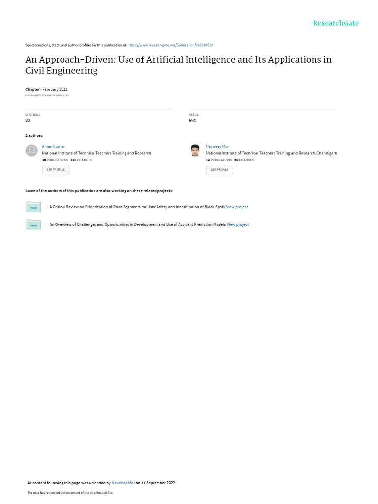 AI Applications in Civil Engineering | PDF | Machine Learning ...