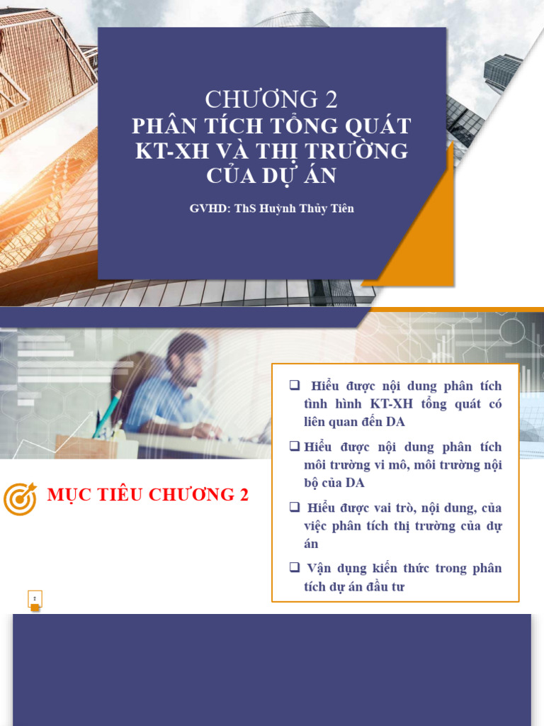 Chương 3. Phân tích tình hình KT-XH và thị trường của DA - gui lop | PDF