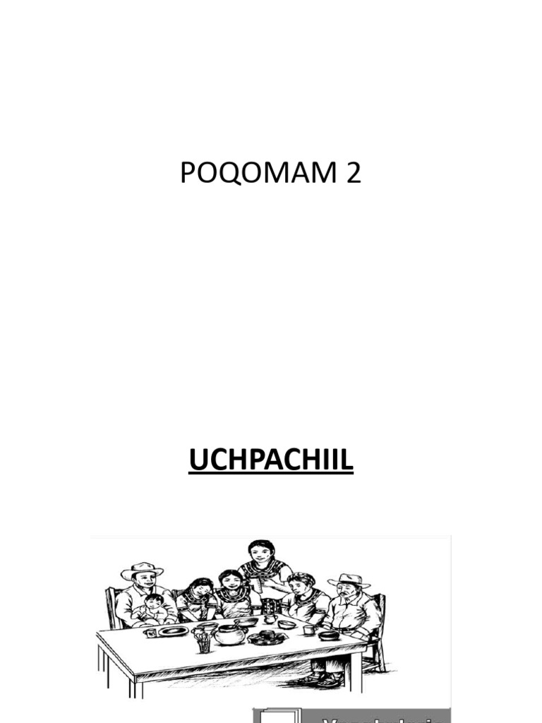 Poqomam 2 | PDF
