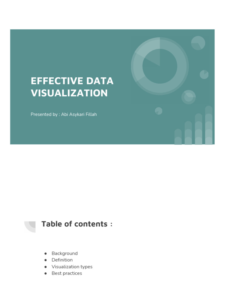 Effective Data Visualization Techniques | PDF | Cognitive Science | Cognition