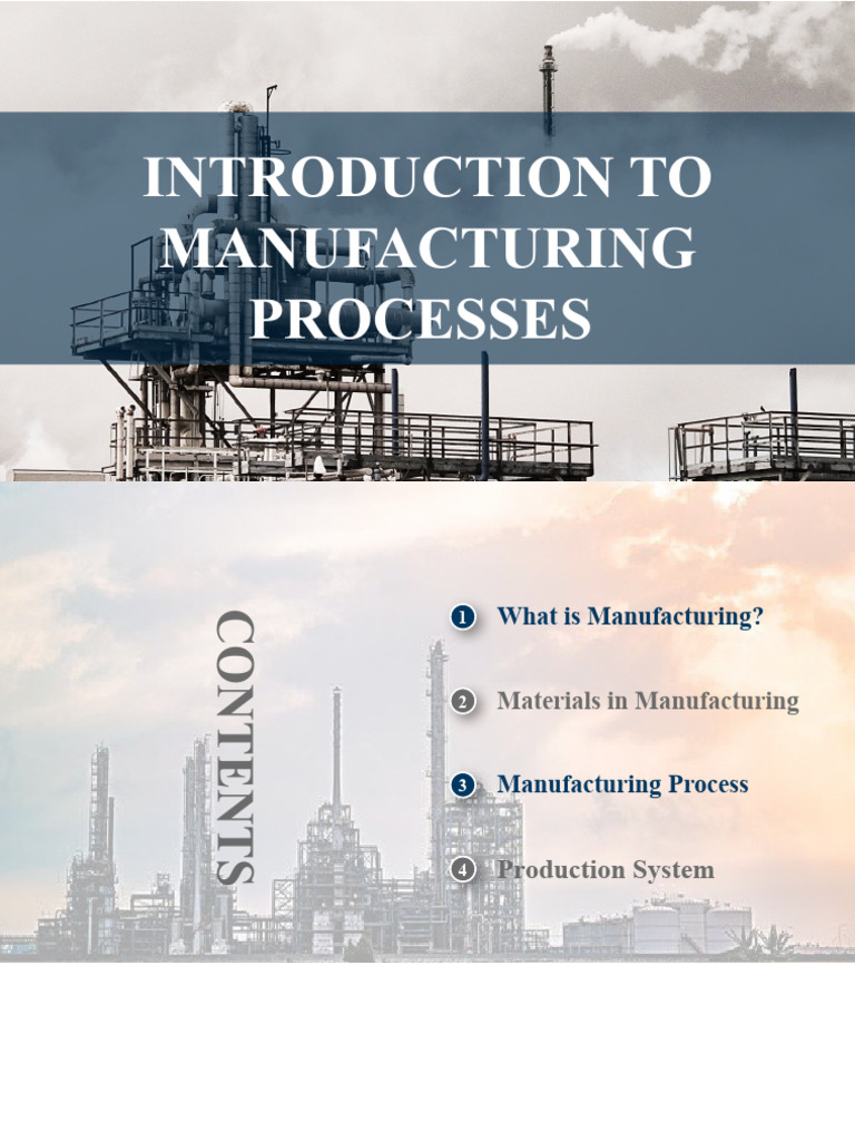 Introduction To Manufacturing Processes 1 | PDF | Polymers | Metals