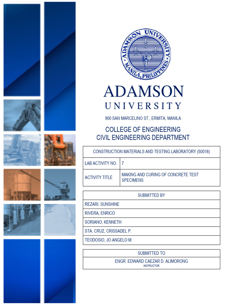 CMT Lab 7 | PDF | Concrete | Mixture
