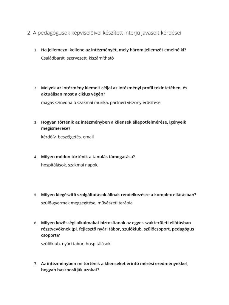 Interjú | PDF