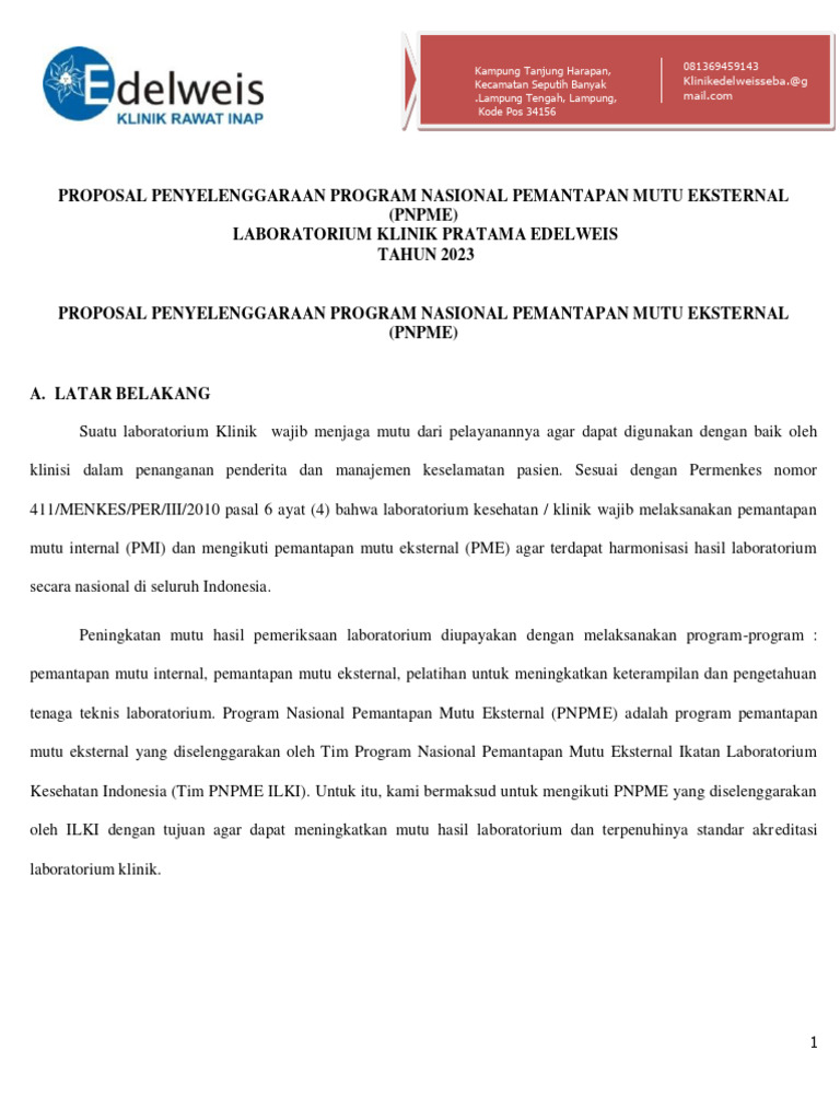 Ep. 7 Bukti Pengajuan Proposal Pme | PDF
