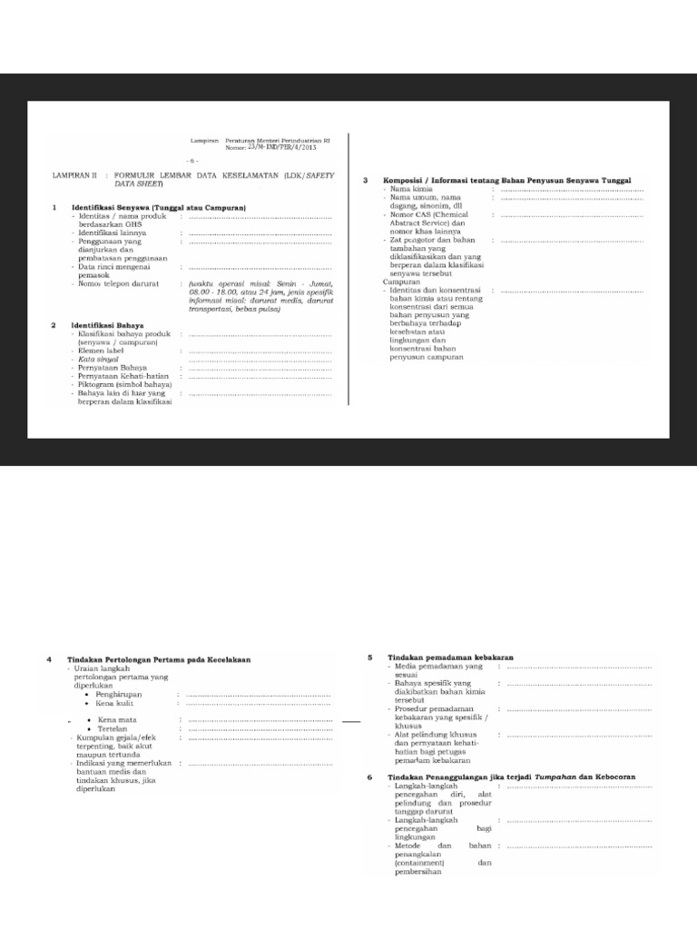SDS, Labelling (Petugas Kimia) | PDF | Hazards | Chemistry