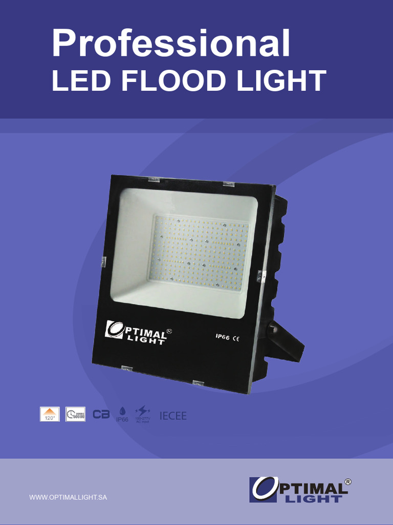 Optimal Light Flood Light Datasheet 50-200W | Download Free PDF | Electrical Equipment ...