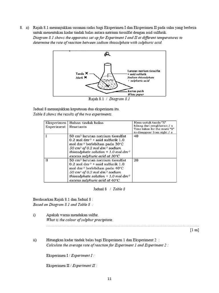 Reaction Rate Experiments Analysis | PDF | Physical Sciences | Chemistry