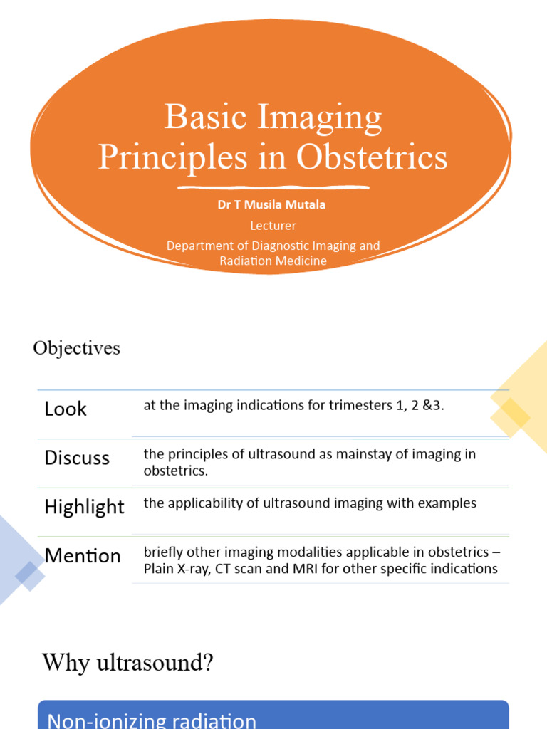 Basic Imaging Principles in Obstetrics | PDF | Medical Ultrasound ...