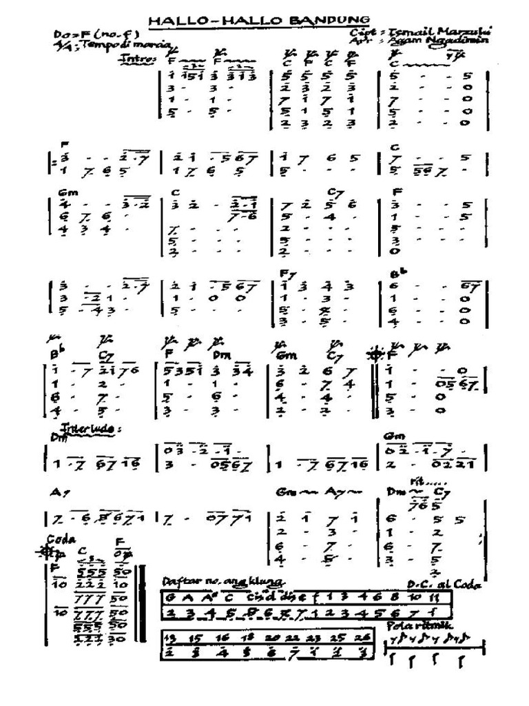 Hallo Hallo Bandung | PDF