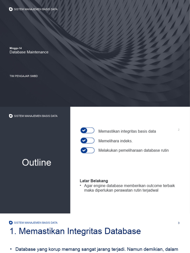 Pemeliharaan Rutin Database SQL Server | PDF | Komputer