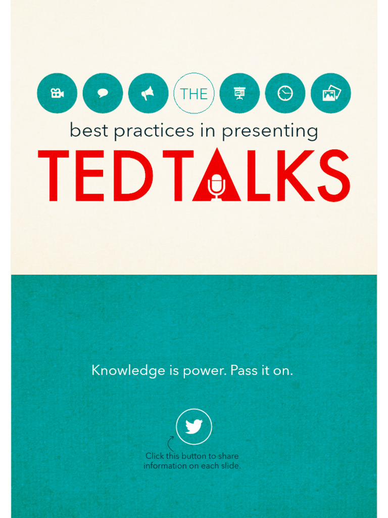 Best Practices in Presenting Ted Talks | PDF