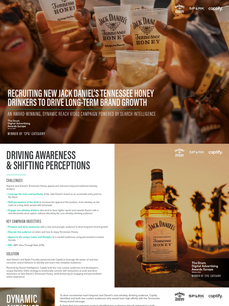 Captify Jack Daniels Full Case Study US | PDF | Brand