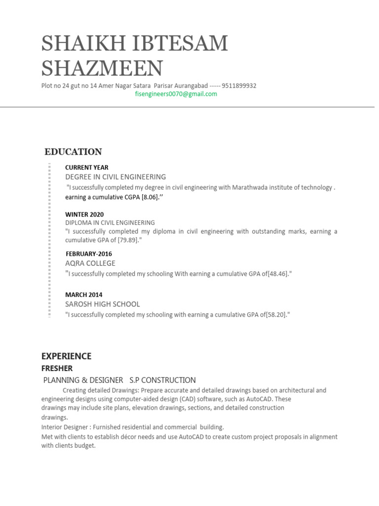 Resume Shaz | PDF | Business