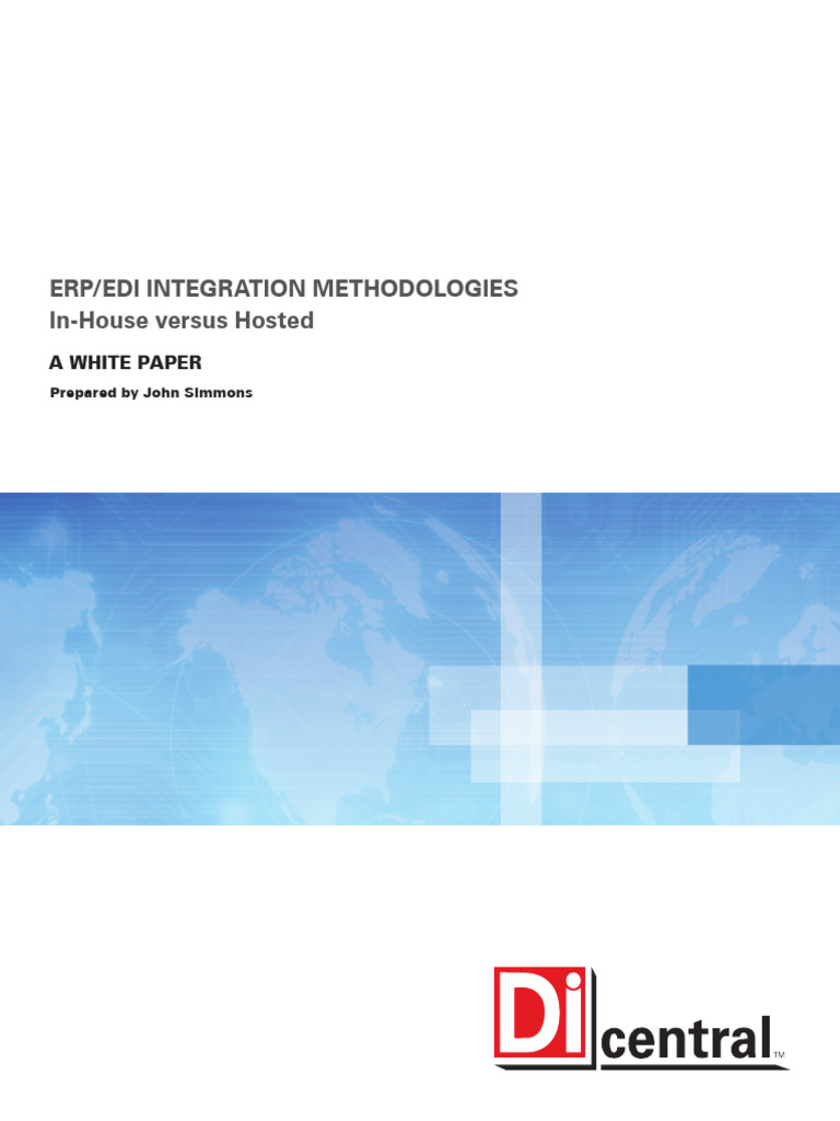 Dokumen - Tips - Erpedi Integration Methodologies in House Versus Integration ...