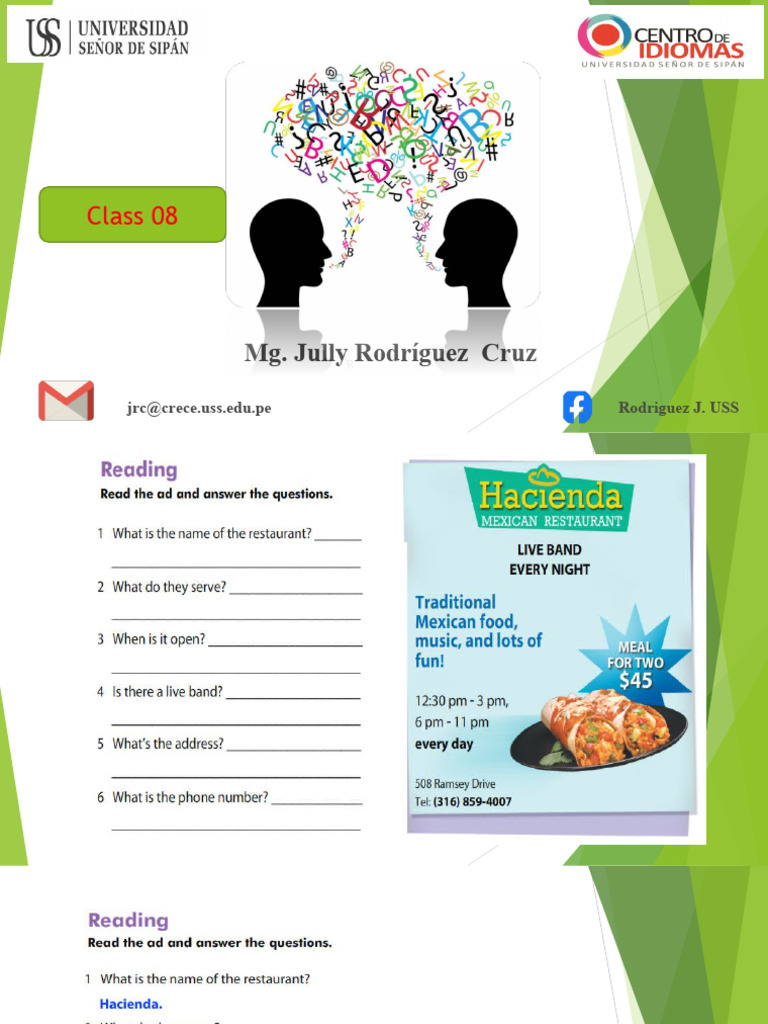 Class 08 Beg 123 2022 | PDF | Syntax | Linguistics