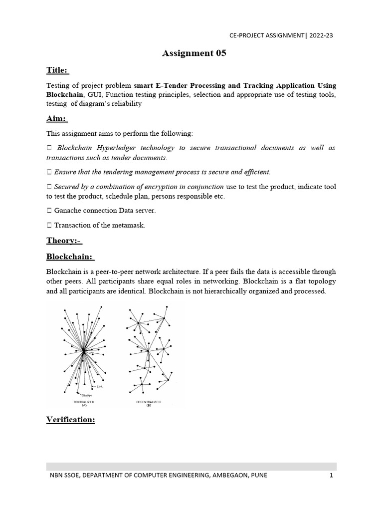 Assignment 05 New | PDF | Peer To Peer | Computer Network