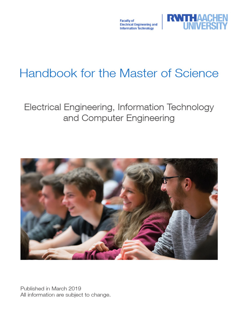 RWTH Aachen Handbook | PDF | Thesis | Libraries