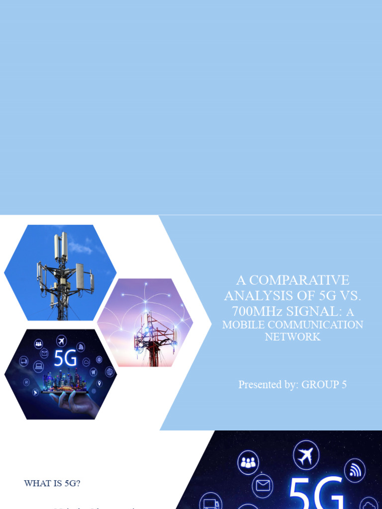 5G vs. 700 MHz: Coverage and Speed Analysis | PDF | Internet Of Things ...