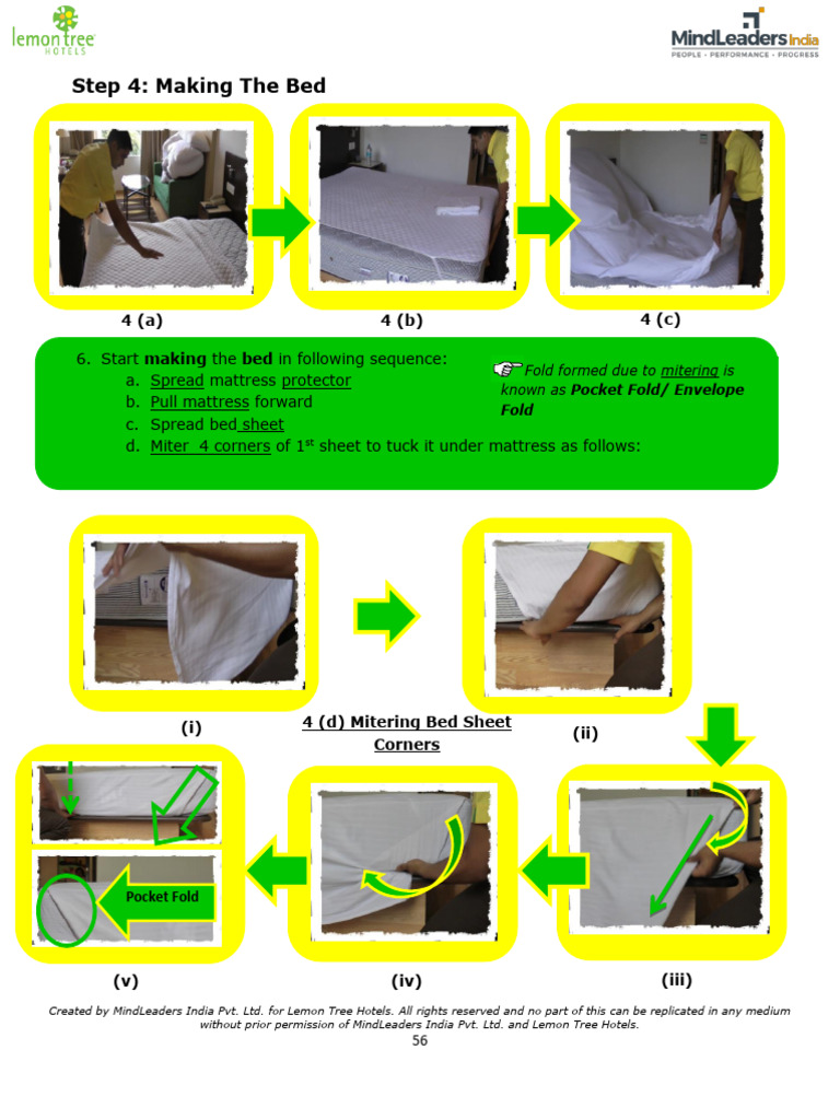 Bed Making | PDF | Bed | Pillow