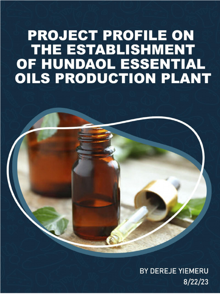 Hundaol Essential - Oils Production Plant A | PDF | Expense | Essential Oil