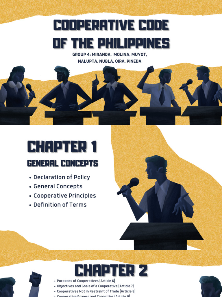 (ACTREG1) Group 4 - Cooperative Code of The Philippines | PDF