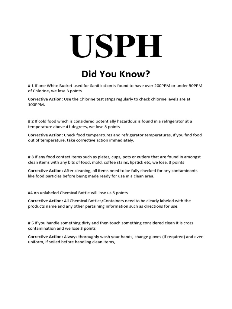 USPH | Download Free PDF | Hand Washing | Water