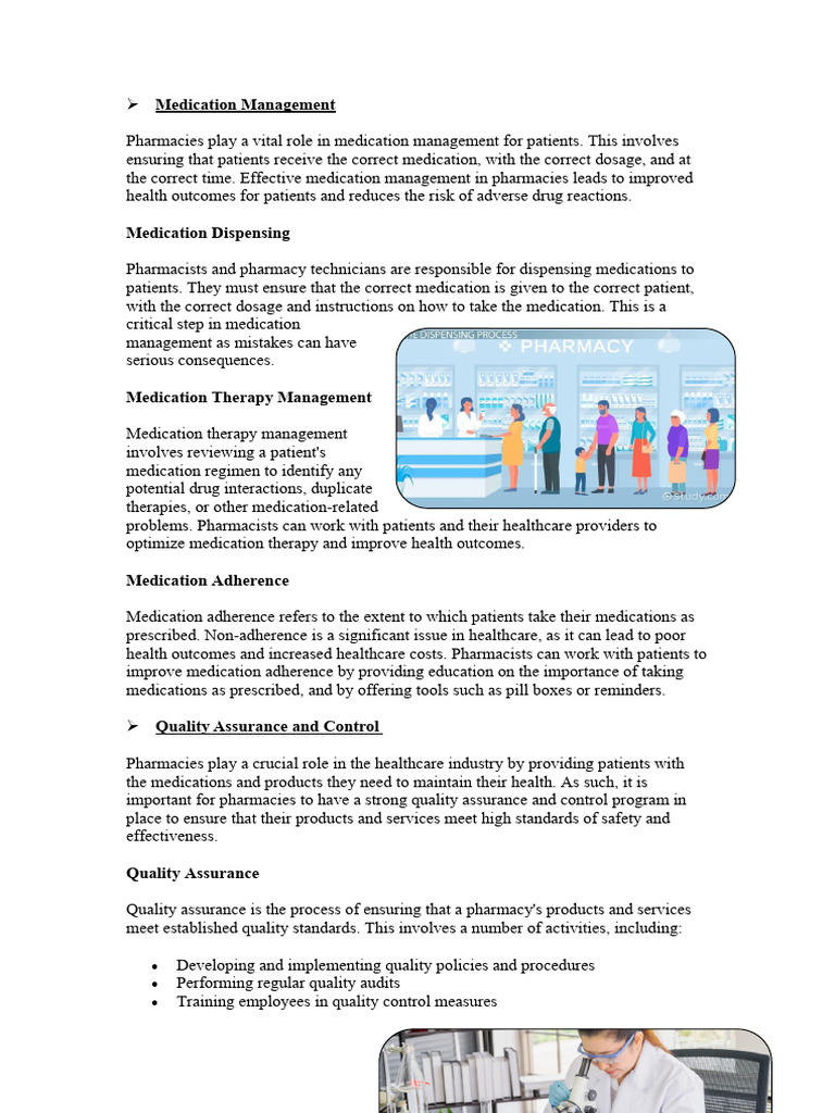 Medication Management | PDF | Pharmacy | Pharmacist